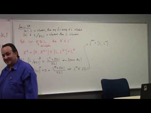 Lie Algebras: solvable, nilpotent and simple Lie Algebras, 4-12-23 part 2