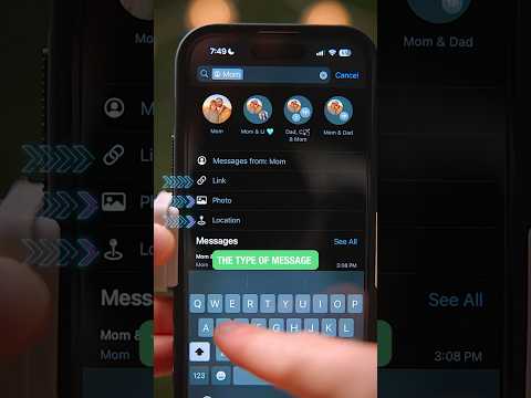 Use this trick to find old texts quickly