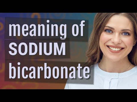 Sodium bicarbonate | meaning of Sodium bicarbonate