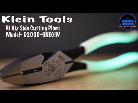 Klein Tools Hi Viz Side Cutting Pliers D2000-9NEGLW
