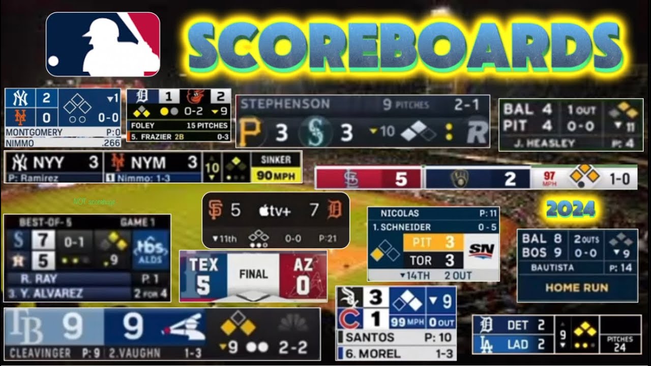 Ranking ALL MLB Scoreboards (2024)