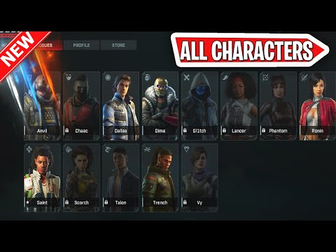 All Rogue Company Characters Weapons and gadgets - No Gameplay