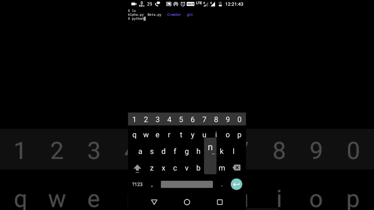 Termux Script to do some Tasks using Python