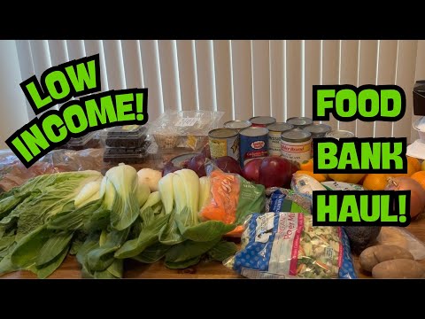 Food Bank Haul / Food Pantry Haul Bay Area California Low Income Single Mom #foodbankhaul #freefood