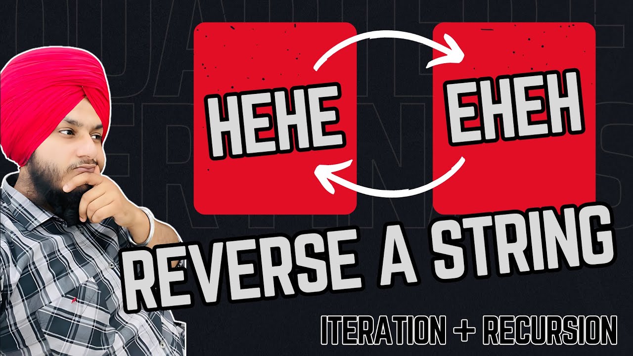 Reversing a String in C++ | Iterative and Recursive Solutions | DSA🔥 | Jass #programming #dsa