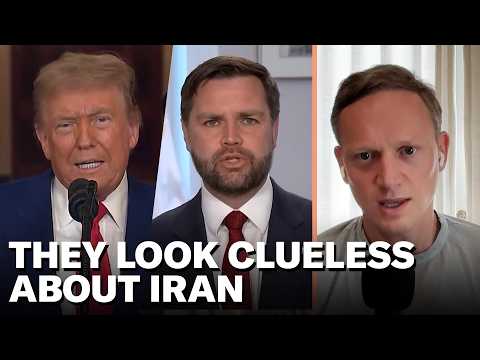 JD Vance and Trump's Team STRUGGLE On Iran Bombing Questions