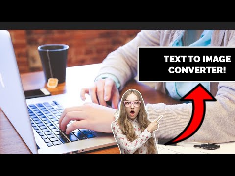 "Convert Text Into Image" Using AI tool ๐