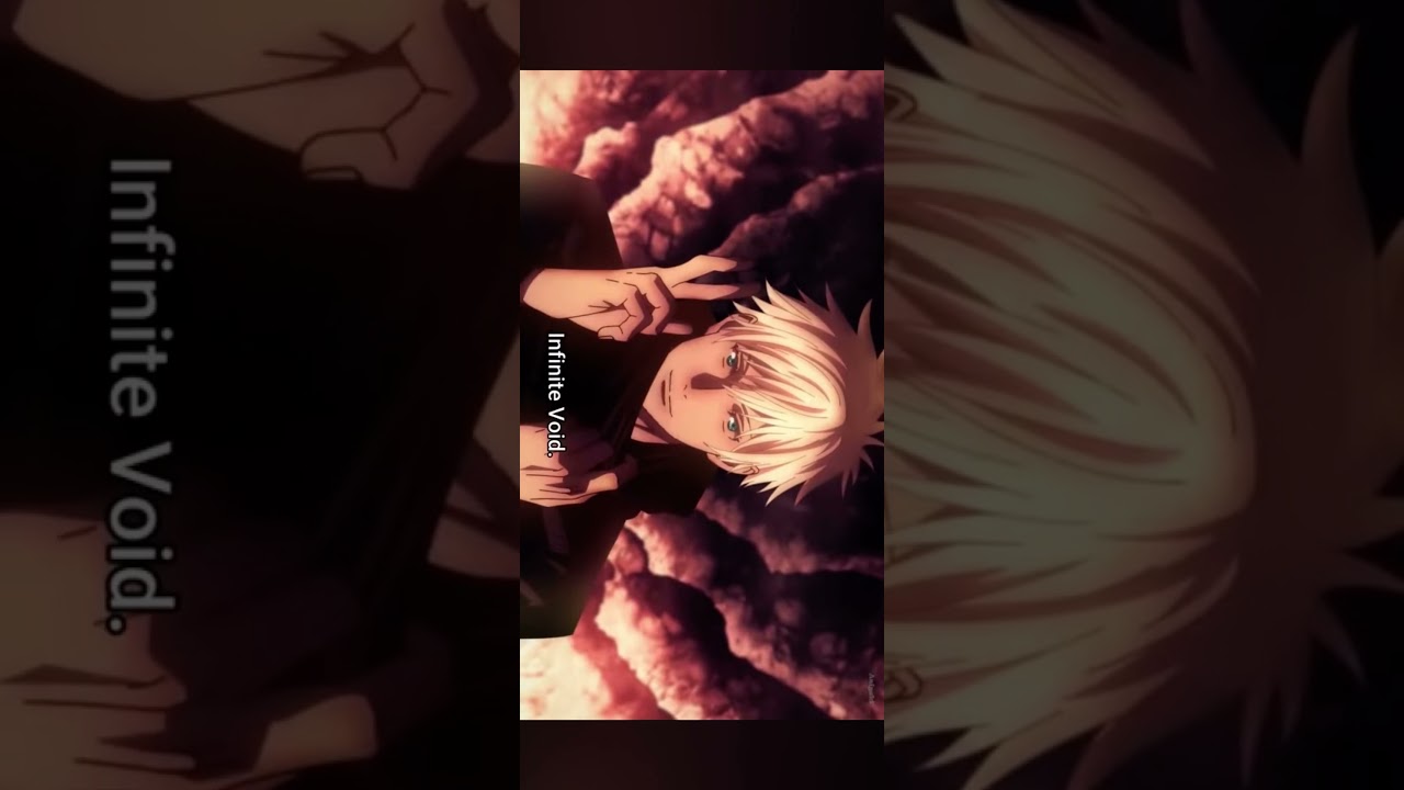 Gojo infinite void domain expansion