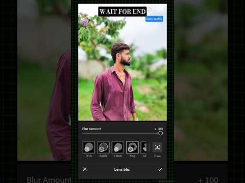 How to blur background in photo in phone 🤯 | #dkpicturs #shortsfeed #dkpictursshotrs