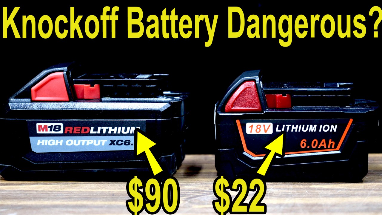 Off Brand Power tool Battery Tests. - Off-topic Chatter ...