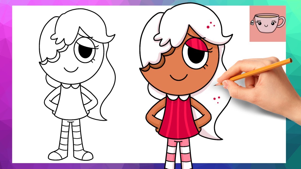How To Draw Ginger from Dandy's World | Easy Drawing Tutorial