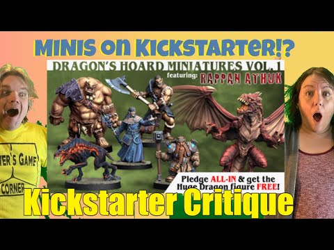 Next Level Miniatures: Dragon's Hoard Miniatures Vol. 1 - Kickstarter Critique