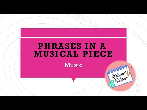 Musical Phrase, Intro and Coda