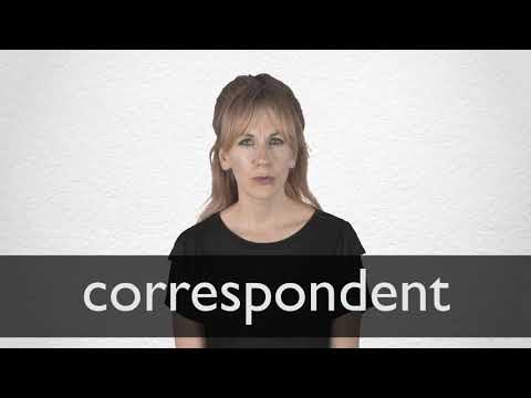 CORRESPONDENT definition and meaning | Collins English Dictionary
