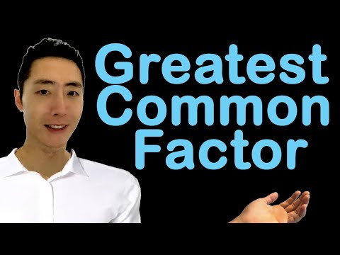 Finding the Greatest Common Factor | How to Find the GCF