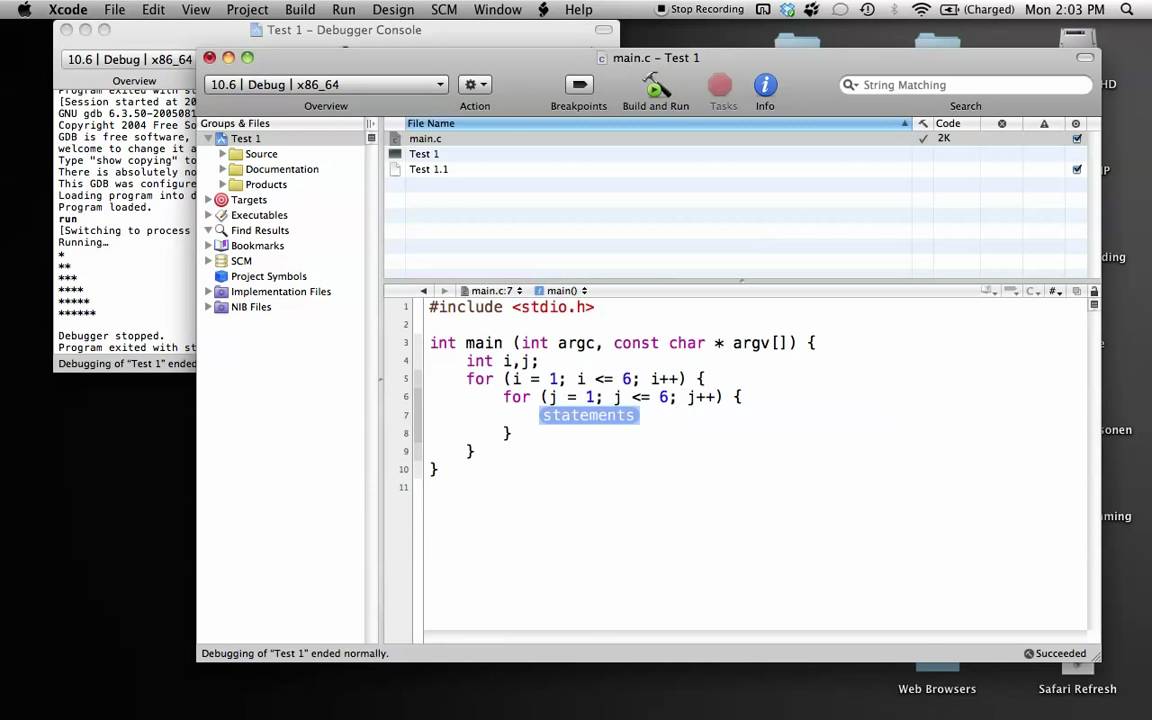 C Programming Test 1 (Min Requirement L10)