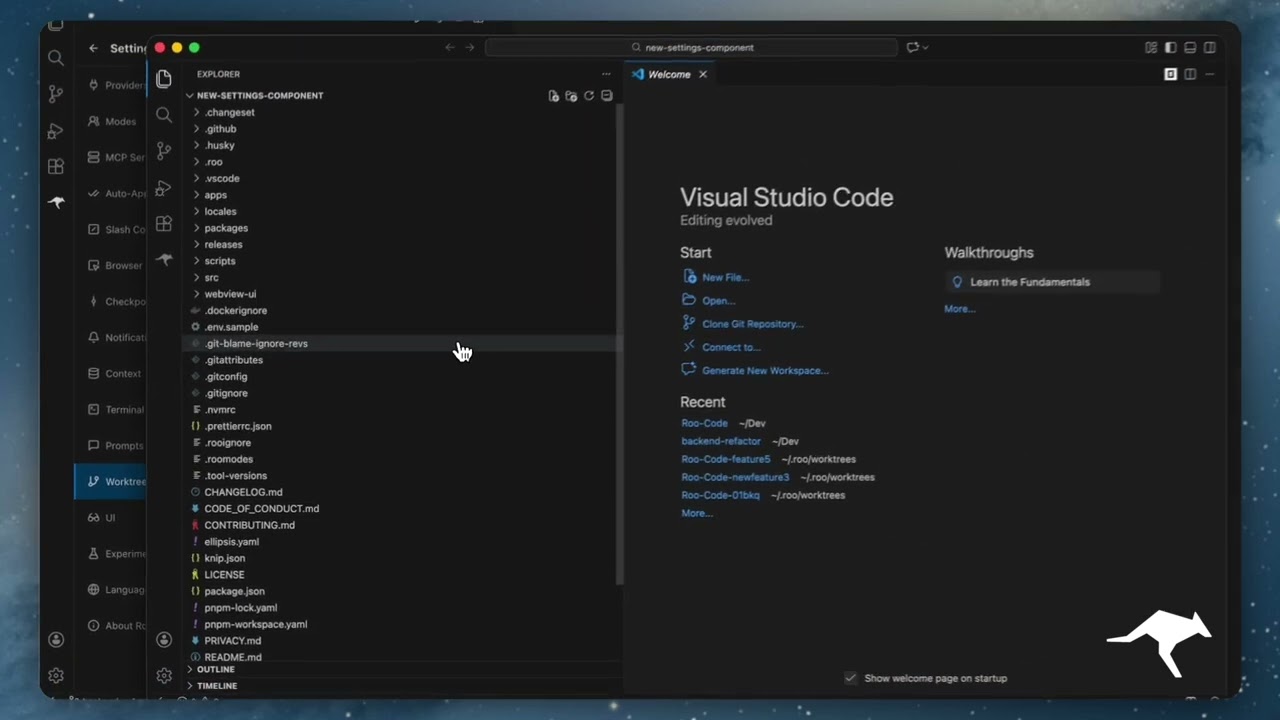 Scaling Development with Worktrees: Roo Code Tip