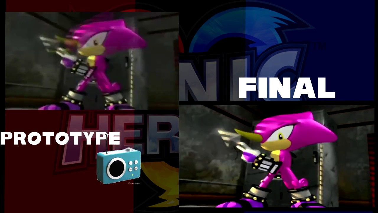 Sonic Heroes Intro - Final and Prototype Comparison