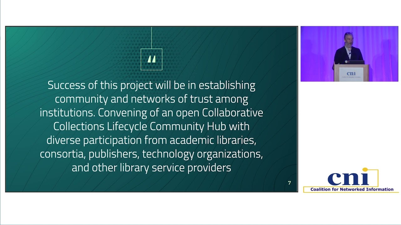 Collaborative Collections Lifecycle Project