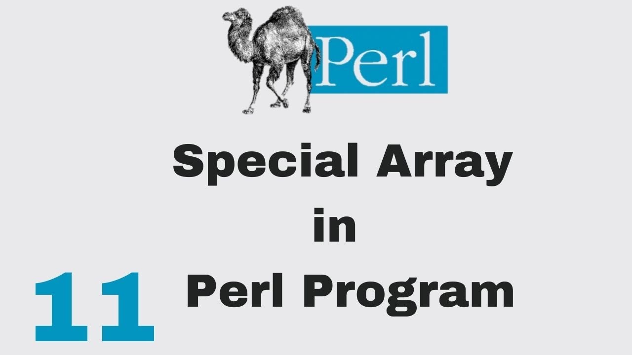 Perl Script Basic Tutorial 11 Special Array