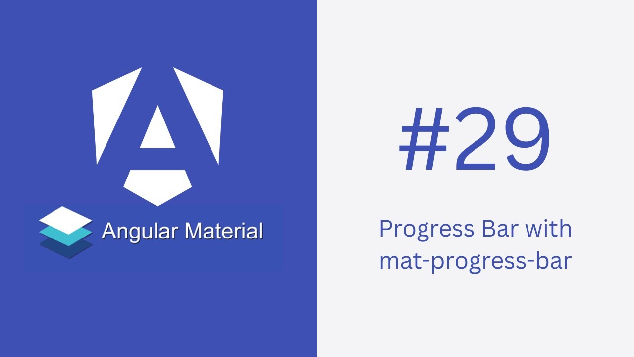 Progress Bar with mat-progress-bar