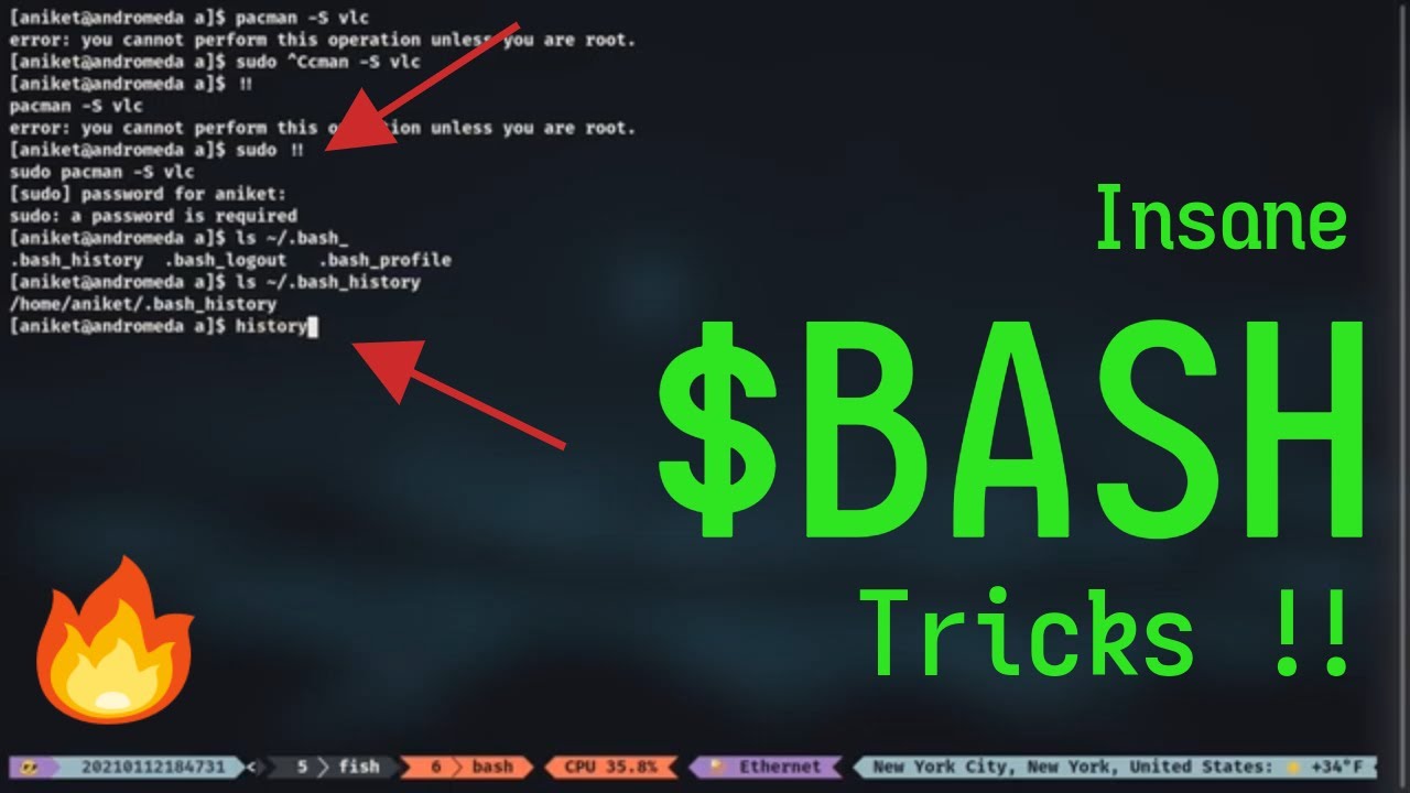 5 Advanced Bash Tips - Linux Tutorial