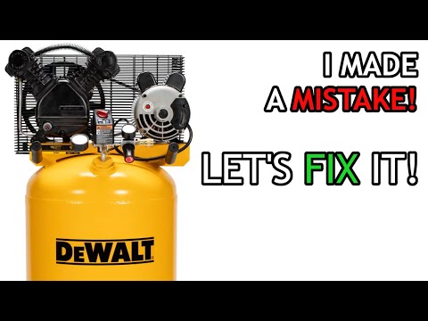 DeWALT 30 Gallon Air Compressor Intro Follow Up