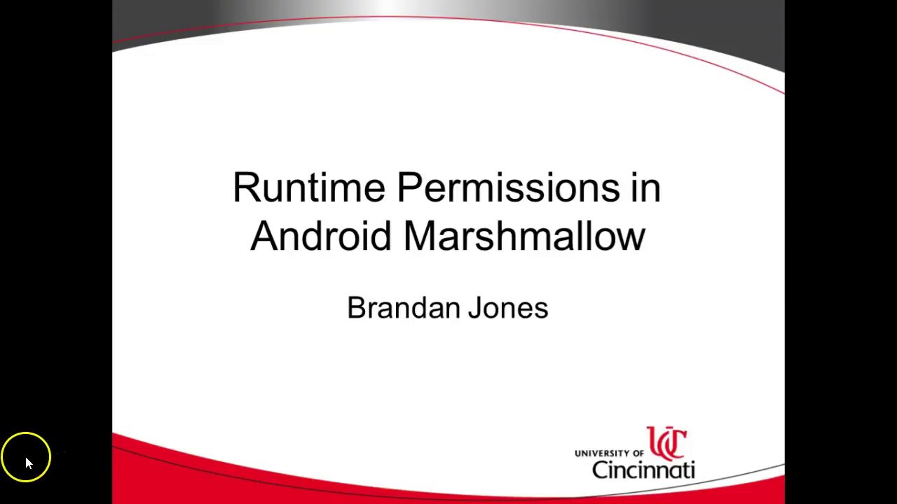 Overview of Runtime Permissions in Android Marshmallow