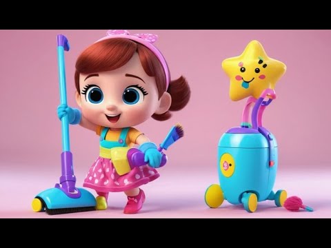 Rosie Robot Helps Clean | Fun Robot Chore Song for Kids | Nursery Rhymes in English