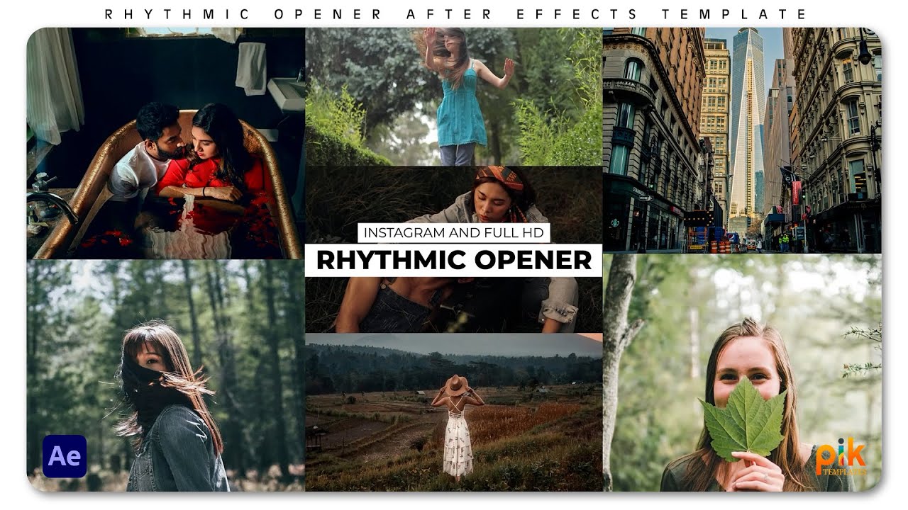 Rhythmic Opener - After Effects Template | Free Download | Pik Templates