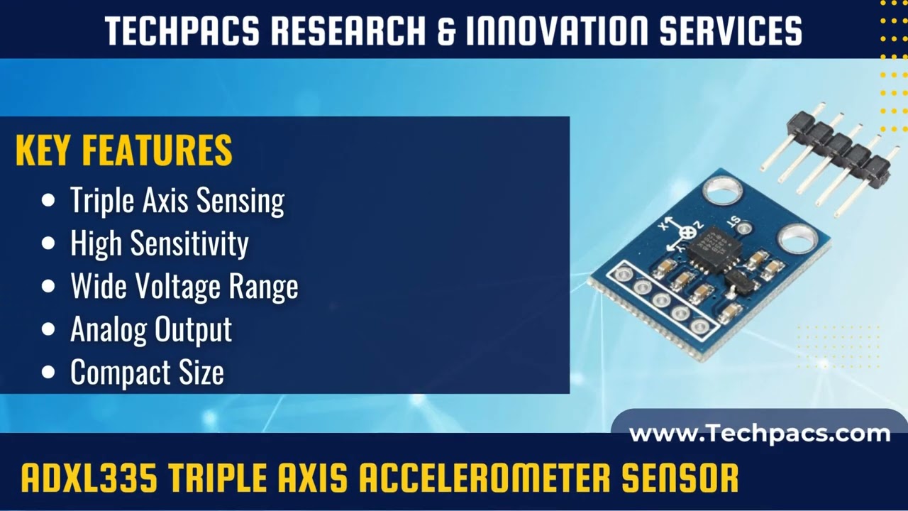 ADXL335 Triple Axis Accelerometer Sensor Detailed Description
