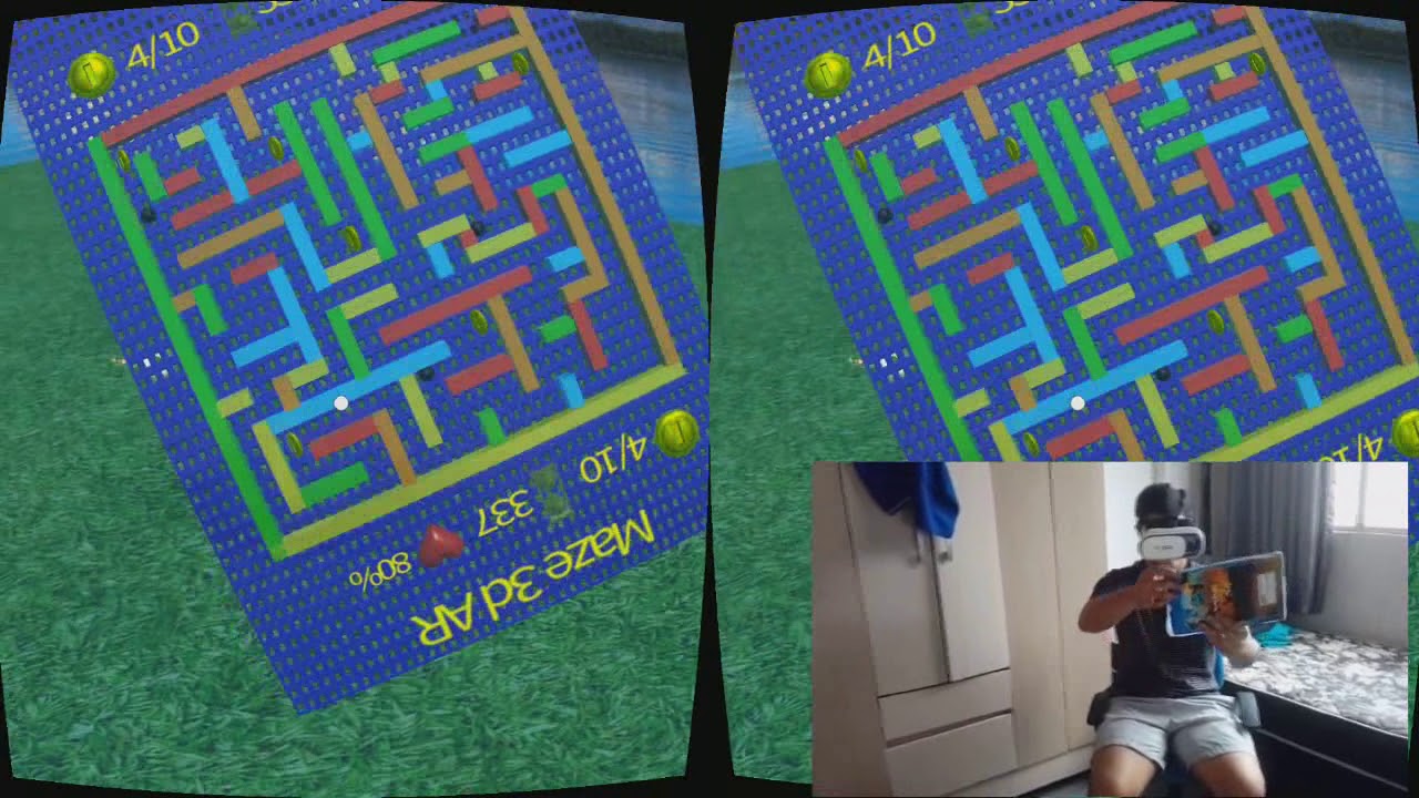 Maze Game 3d AR/VR - Unity + Vuforia