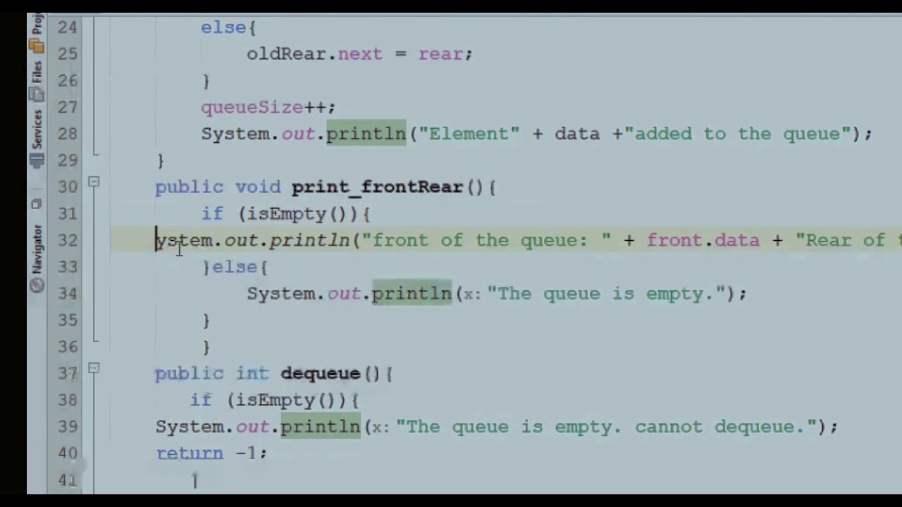 Queue || Implementing Java Queue Using LinkedList and PriorityQueue class ||  using Methods ||