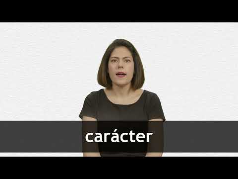 Traducción en inglés de “CARÁCTER” | Collins Diccionario español-inglés
