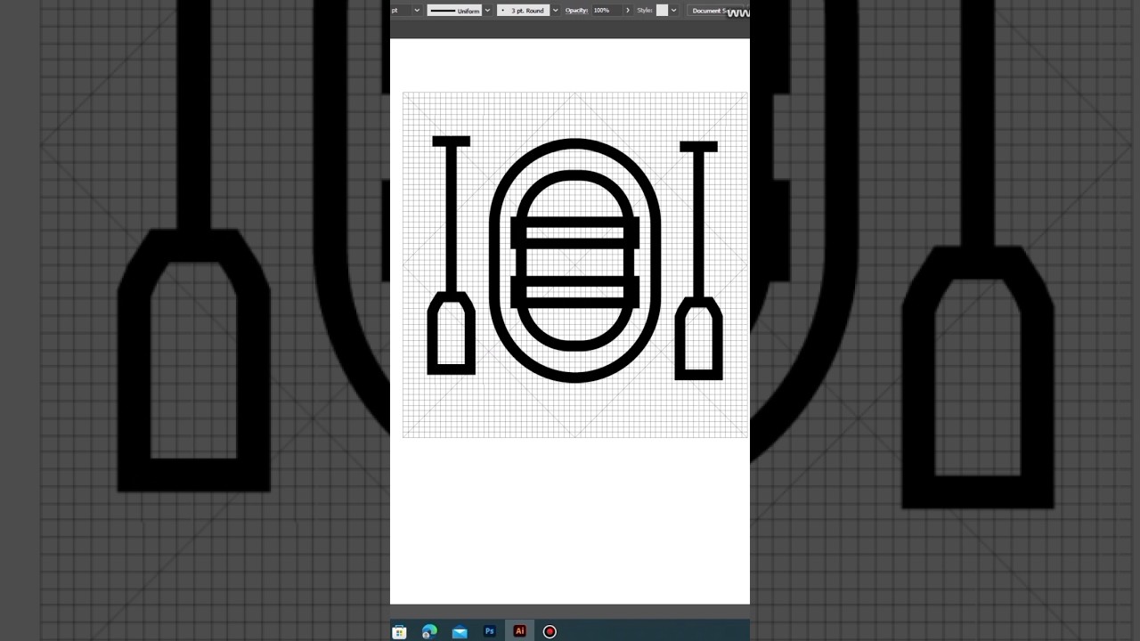 ideas to make minimal icons #adobeillustrator #artandcraft #vectortracing #illustrator #icons