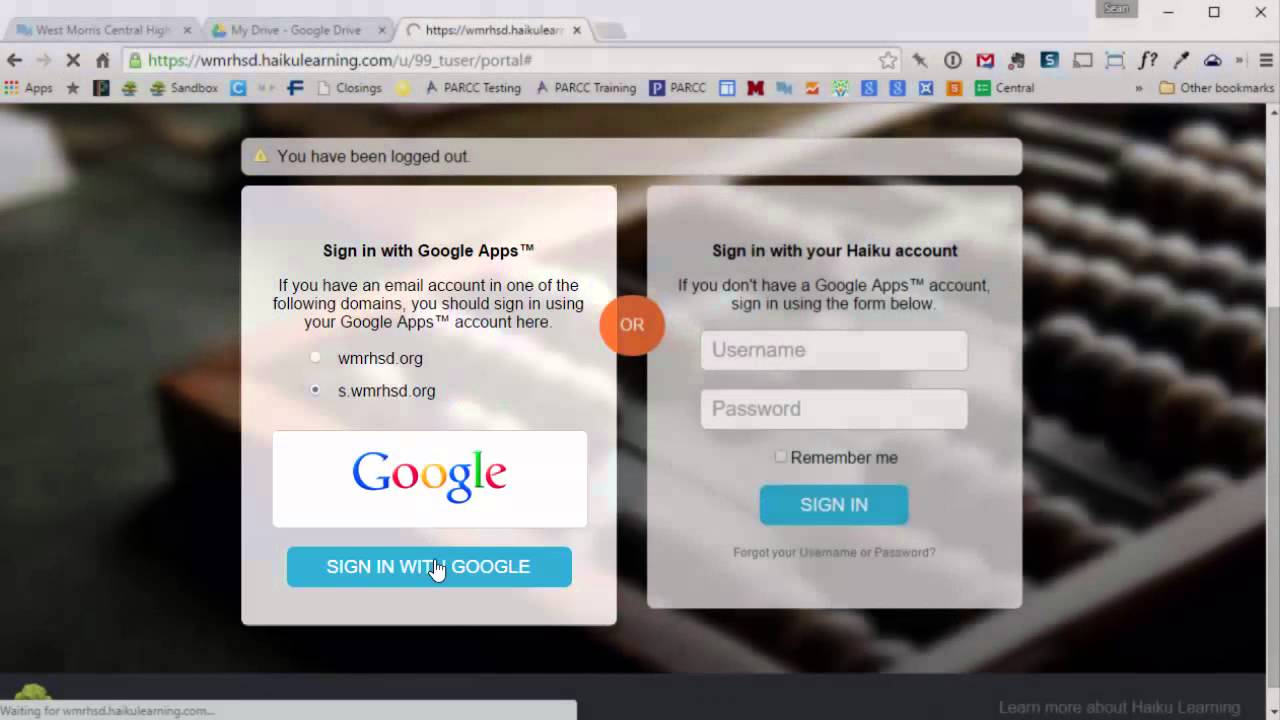 Accessing Haiku Learning