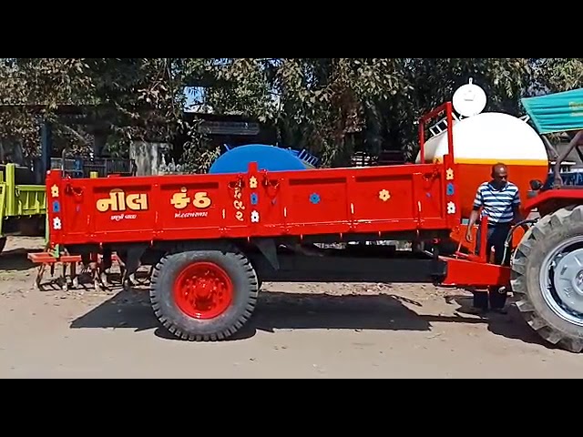 Tractor Trolley & Industrial Trailer - Hydraulic Tractor Trolley ...