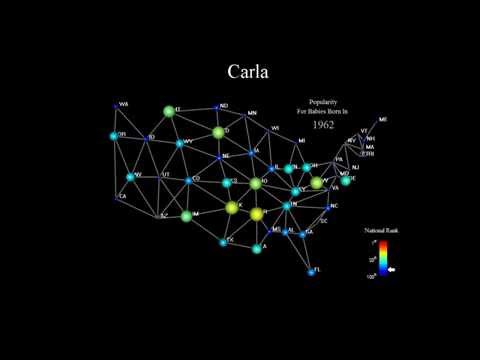 Popularity of the name Carla