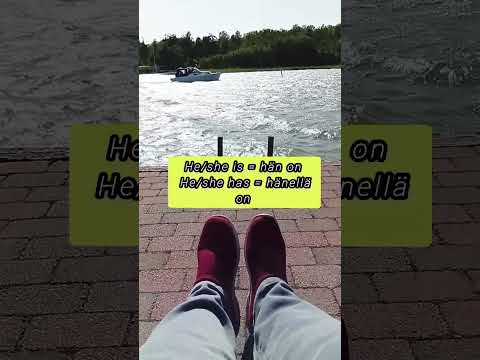 Learn Finnish Language|How to use "be" verb and "has - have" form with personal pronouns 🇫🇮