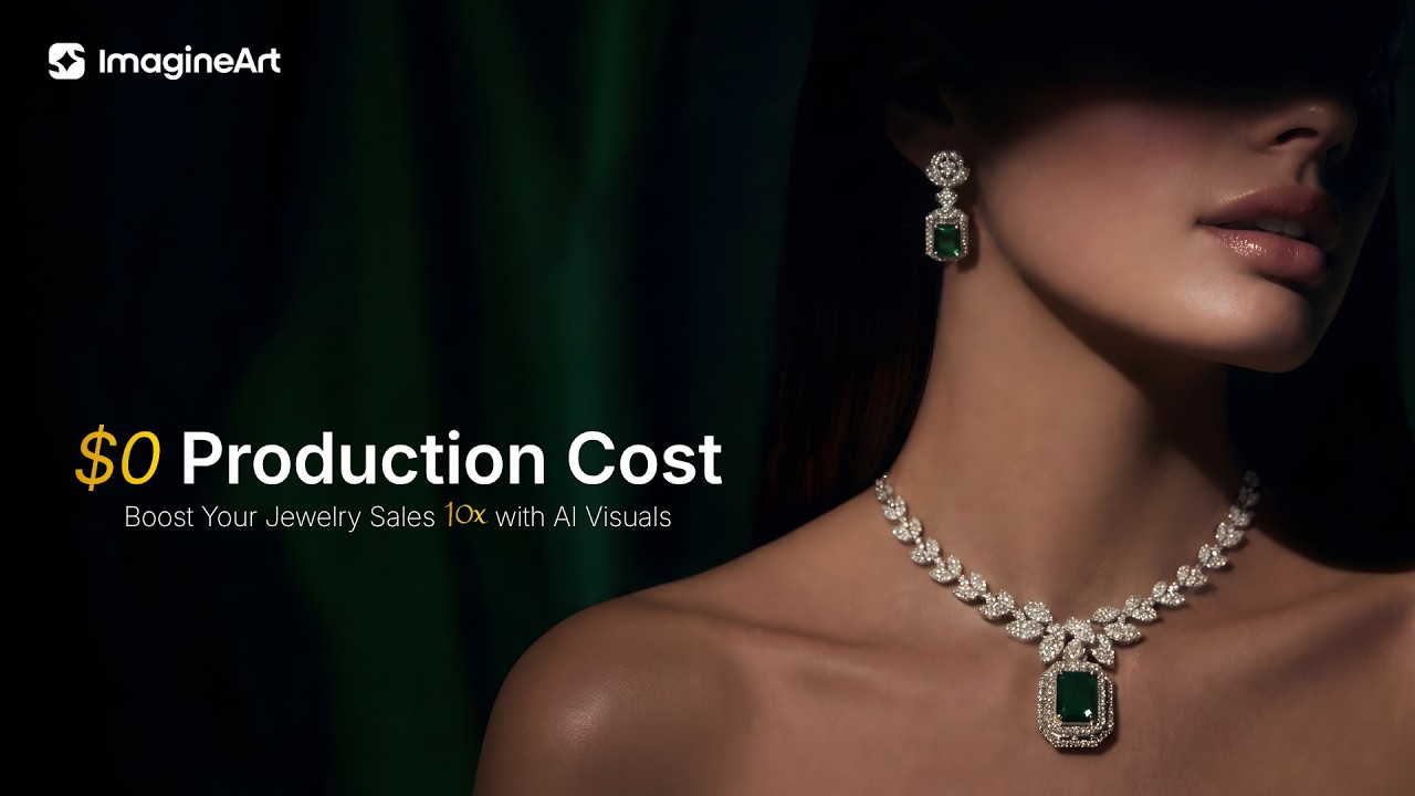 Create Professional Jewelry Photography with AI | Nano Banana + Kling + ImagineArt Workflows