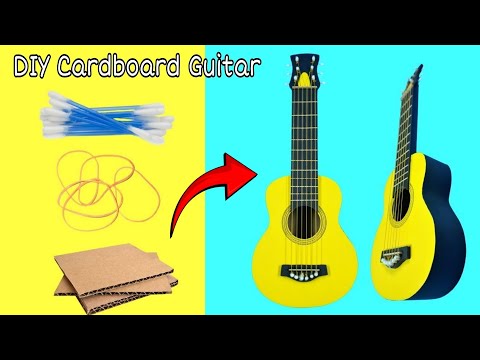 How to Make a DIY Cardboard Guitar – Easy Musical Instrument for Kids & Beginners