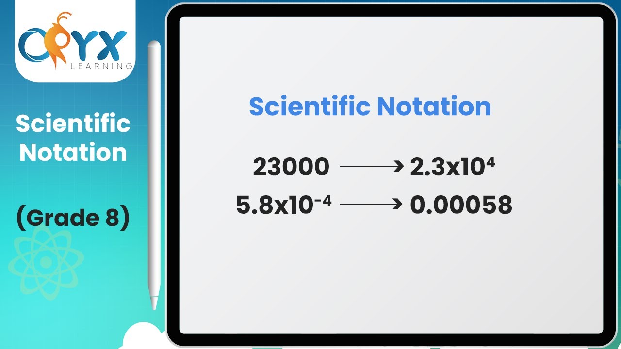 Scientific Notation | Grade 8 Math | Oryx Learning