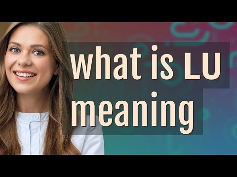 Lu | meaning of Lu