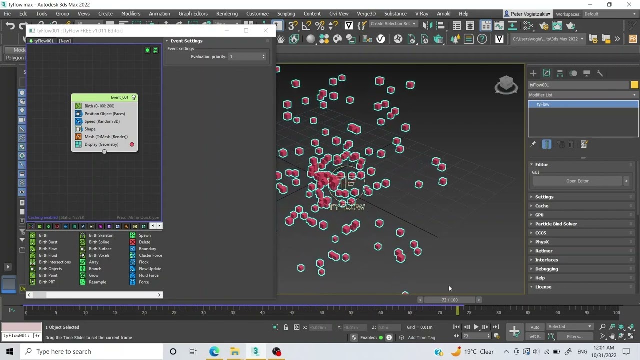 09 Basics of Tyflow plugin