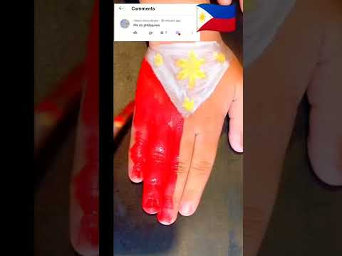 Philippines 🇵🇭 😘🥰 #philippines #flag #viral #emoji #drawwithanabiamehboob