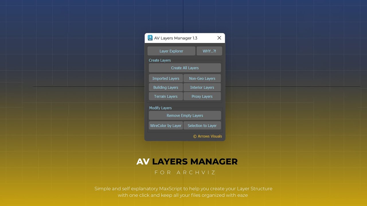 AV Layers Manager |  Free Maxscript