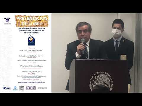 PRESENTA EL DOCTOR HUGO ARMANDO PALAFOX RAMIREZ, EL LIBRO “DERECHO PENAL VERSUS, DERECHO ...