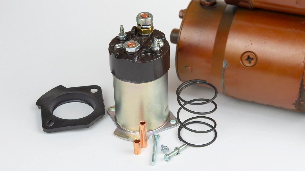 Atomic 4 - Installing a new solenoid on your late model Atomic 4 Delco starter.