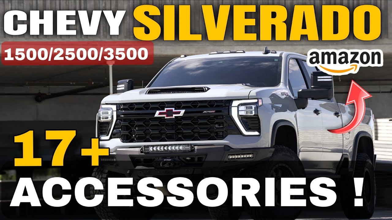 Best Accessories for Chevrolet Silverado 1500/2500/3500 On Amazon– Interior & Exterior (2014–2025)