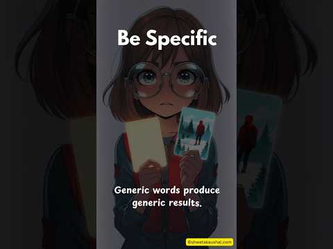 How to Write Specific Prompts That Get Better AI Results #ai #promptengineering